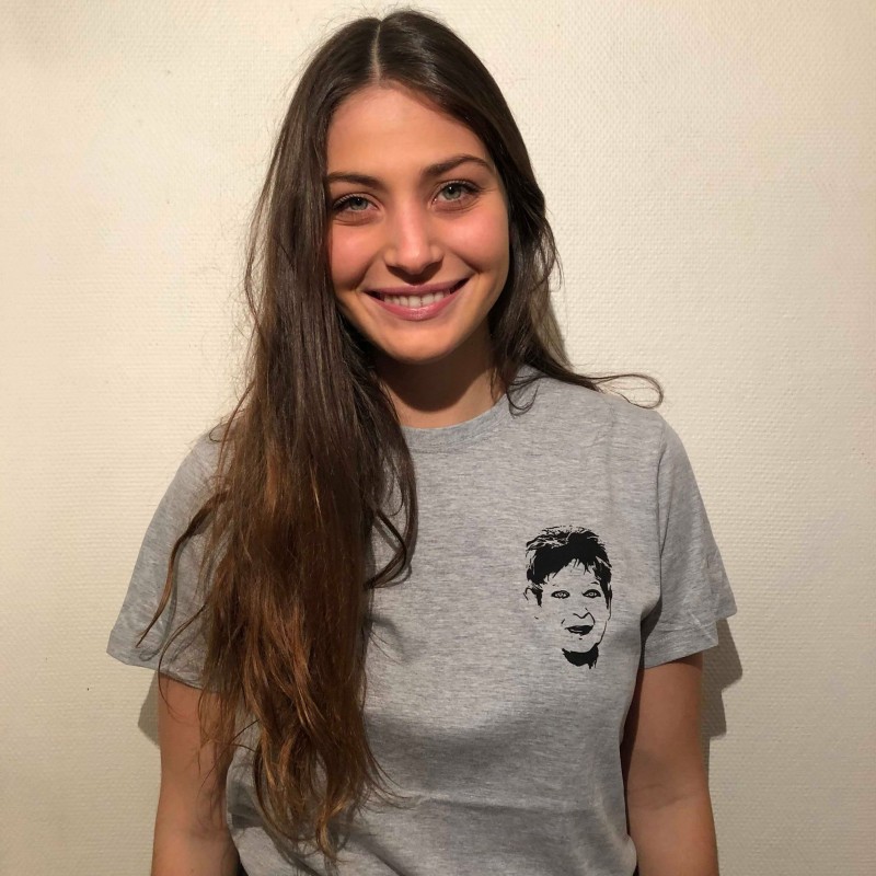 T-shirt gris Logo Danielle